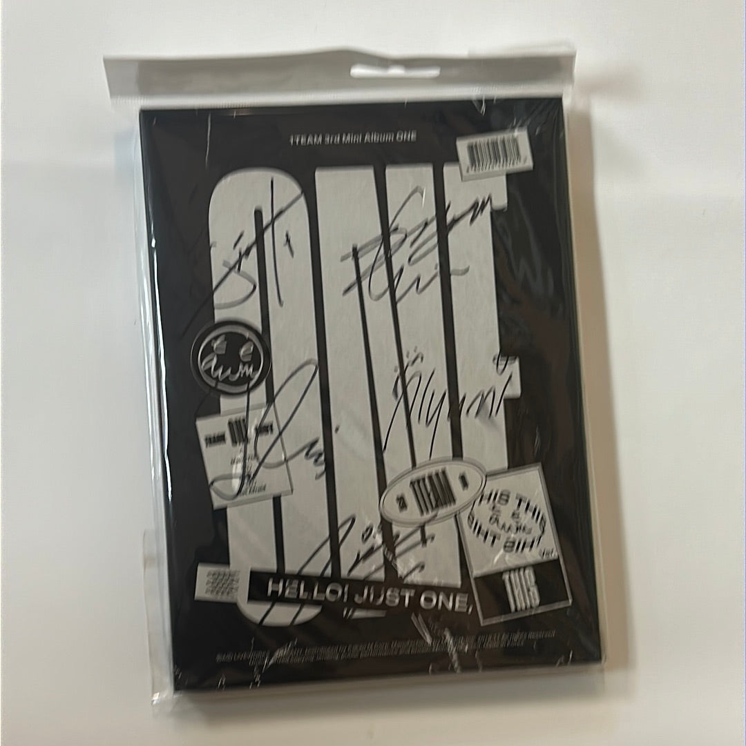 1TEAM - ONE | AUTOGRAPHED ALBUM – KPOP Store in USA