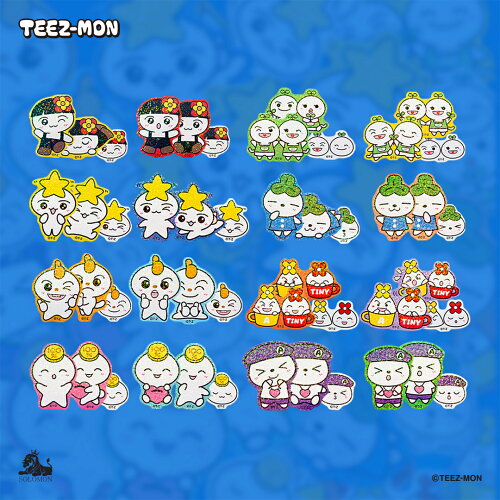 TEEZMON Trading Die Cut Sticker – KPOP Store in USA
