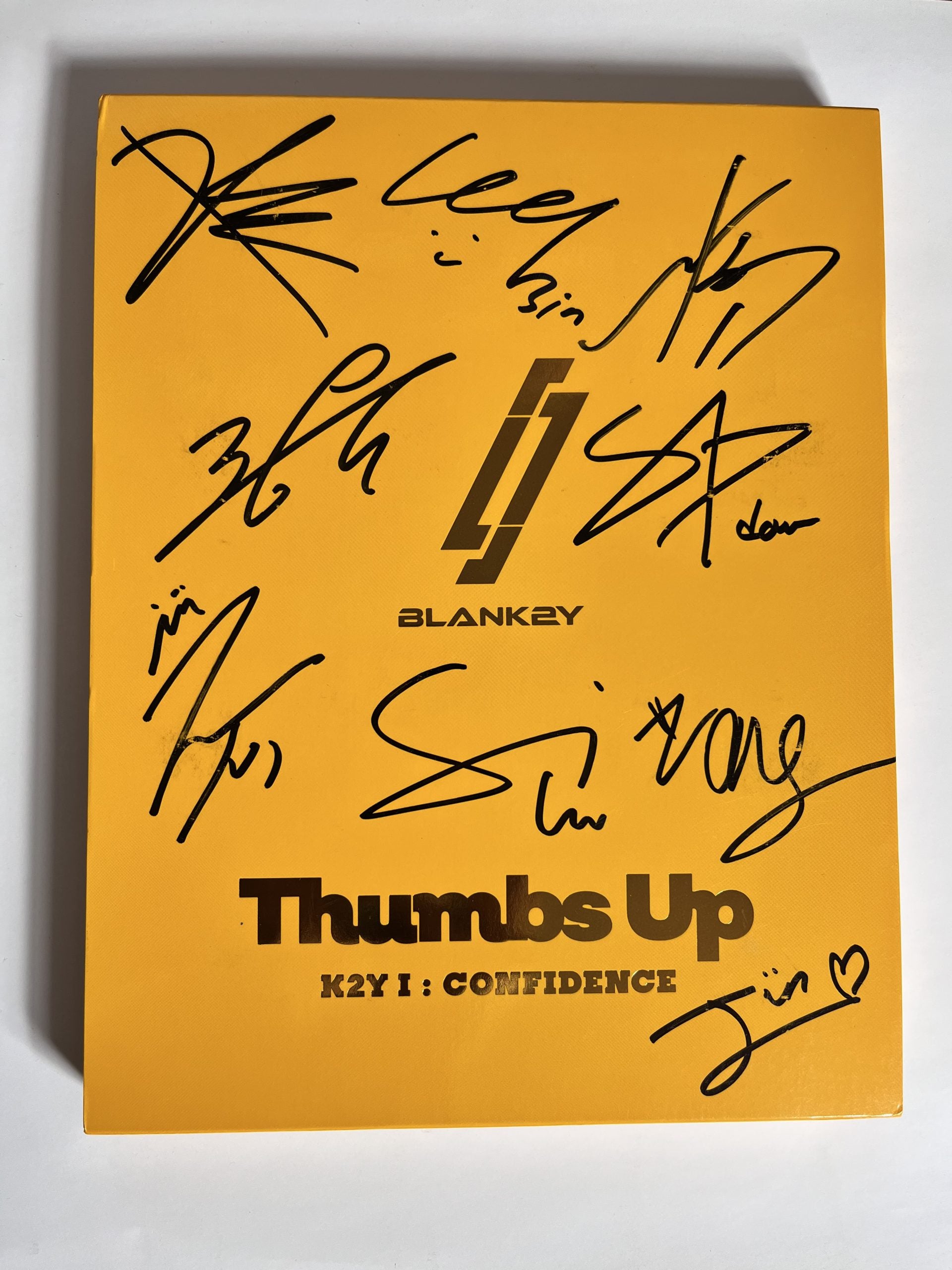 [SIGNED] BLANK2Y - K2Y I : CONFIDENCE [Thumbs Up] (U Ver.) – KPOP Store ...