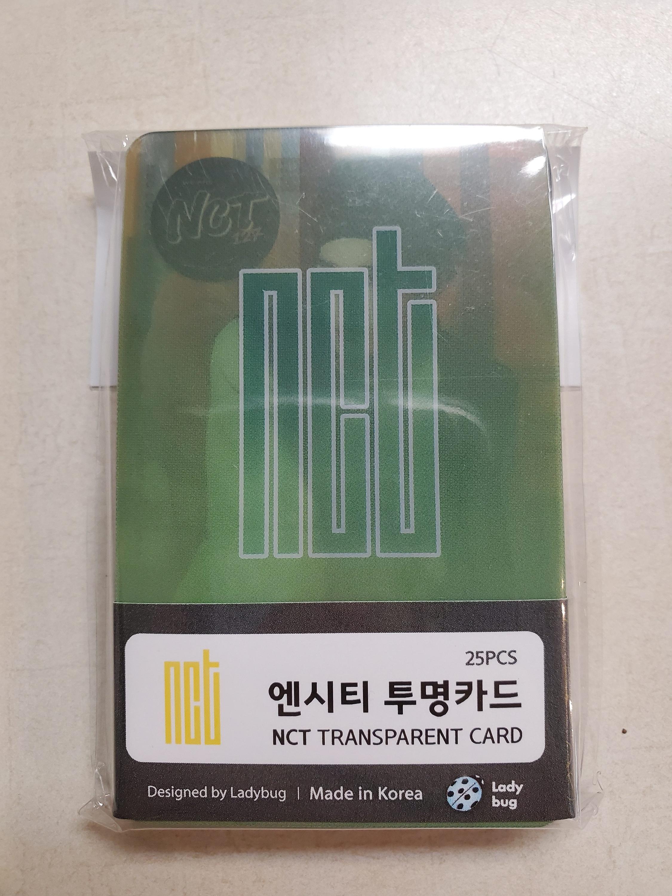 [ NCT ] TRANSPARENT CARD – KPOP Store in USA