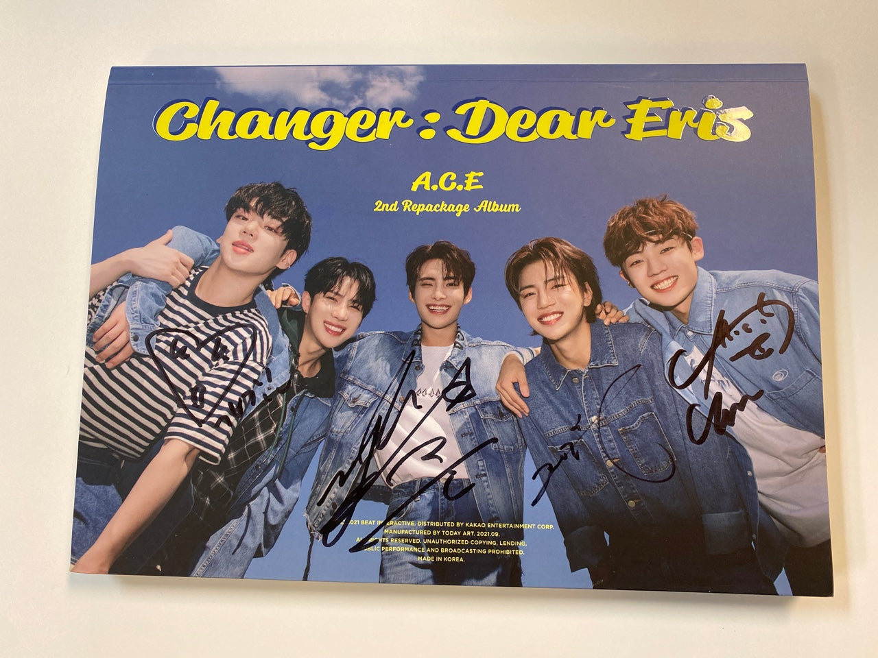 A.C.E | 2ND REPACKAGE ALBUM [Changer : Dear Eris] | AUTOGRAPHED ALBUM ...