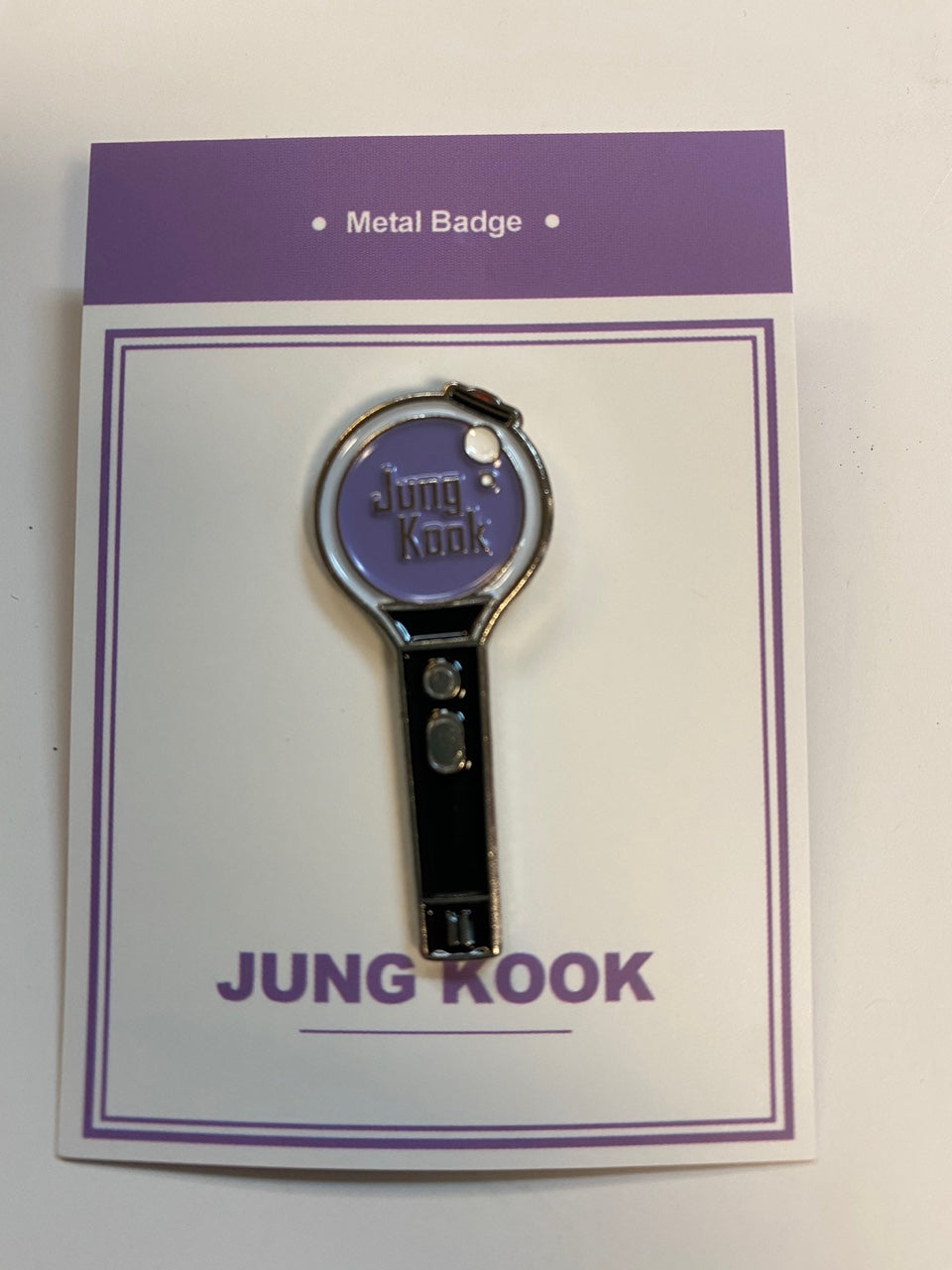 BTS JUNGKOOK LIGHTSTICK BADGE – KPOP Store in USA